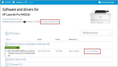 Hướng dẫn cài driver máy in HP Pro M402DN win10 64bit in qua mạng.